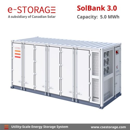 CANADIAN SOLAR'S E-STORAGE LAUNCHES SOLBANK 3.0 WITH HIGHER DENSITY AND ...